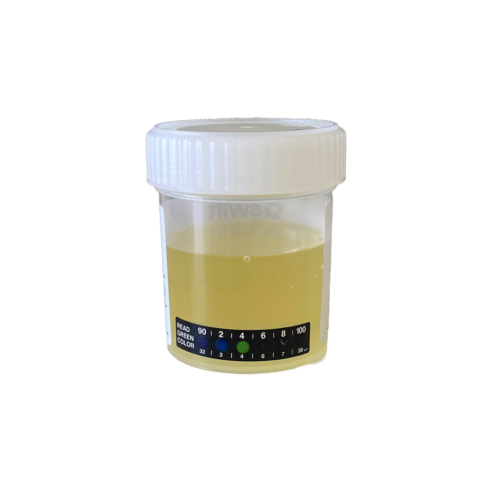 Urine Sample Container with Temperature Strip (Pack of 25) – Drug Test ...